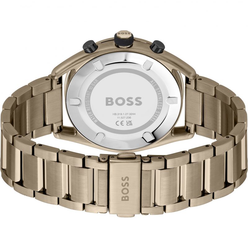Gents BOSS Centre Court Beige IP Watch – Morgan Banks